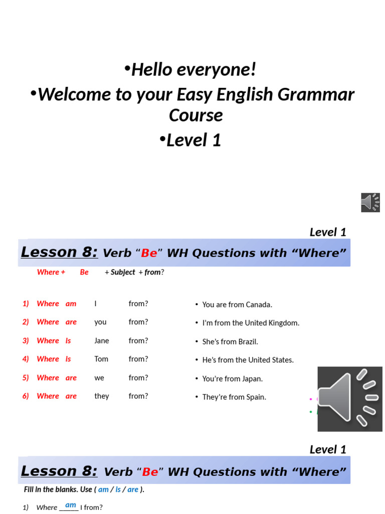 Easy English Grammar: WH Questions | PDF | Cognitive Science | Language ...
