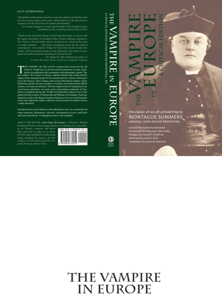 The Vampire in Europe A Critical Edition | PDF