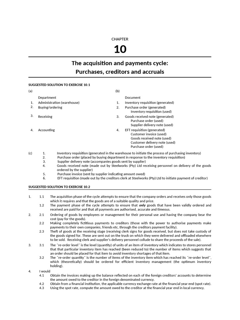 10chap10 Solutions | PDF