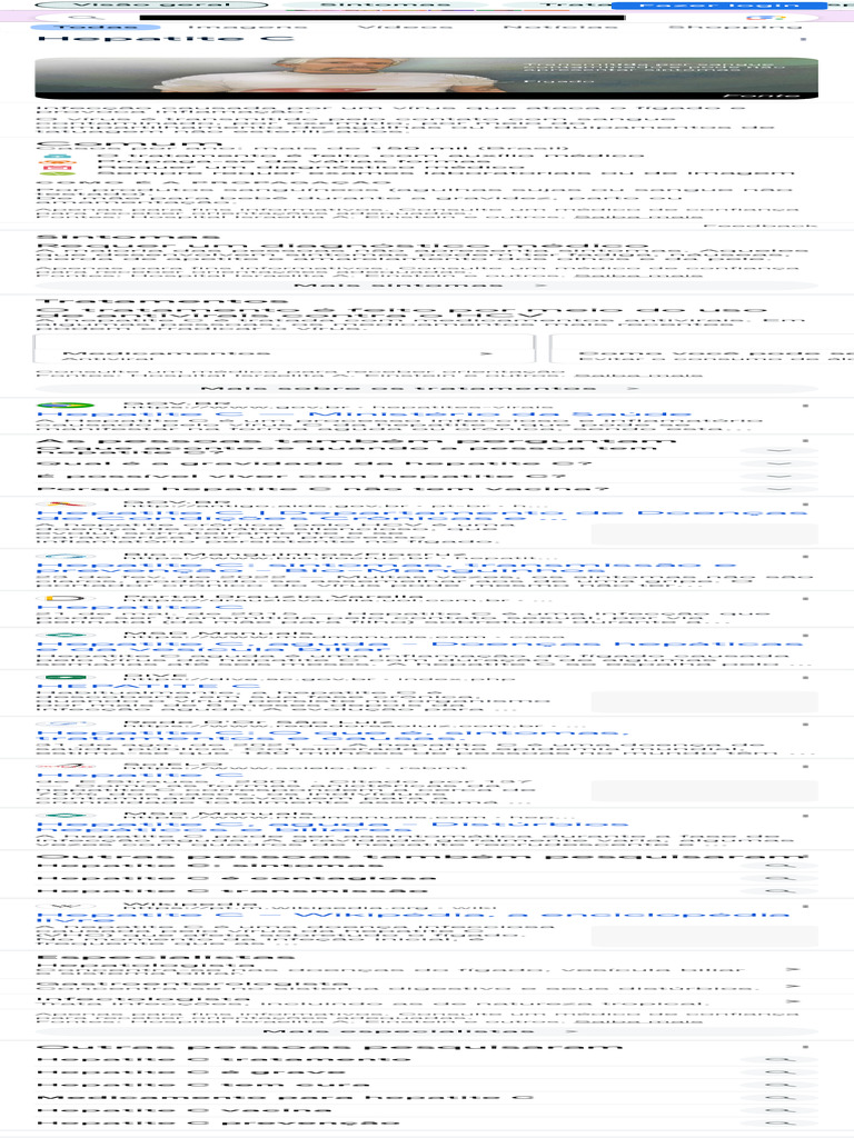 hepatite c - Pesquisa Google | PDF