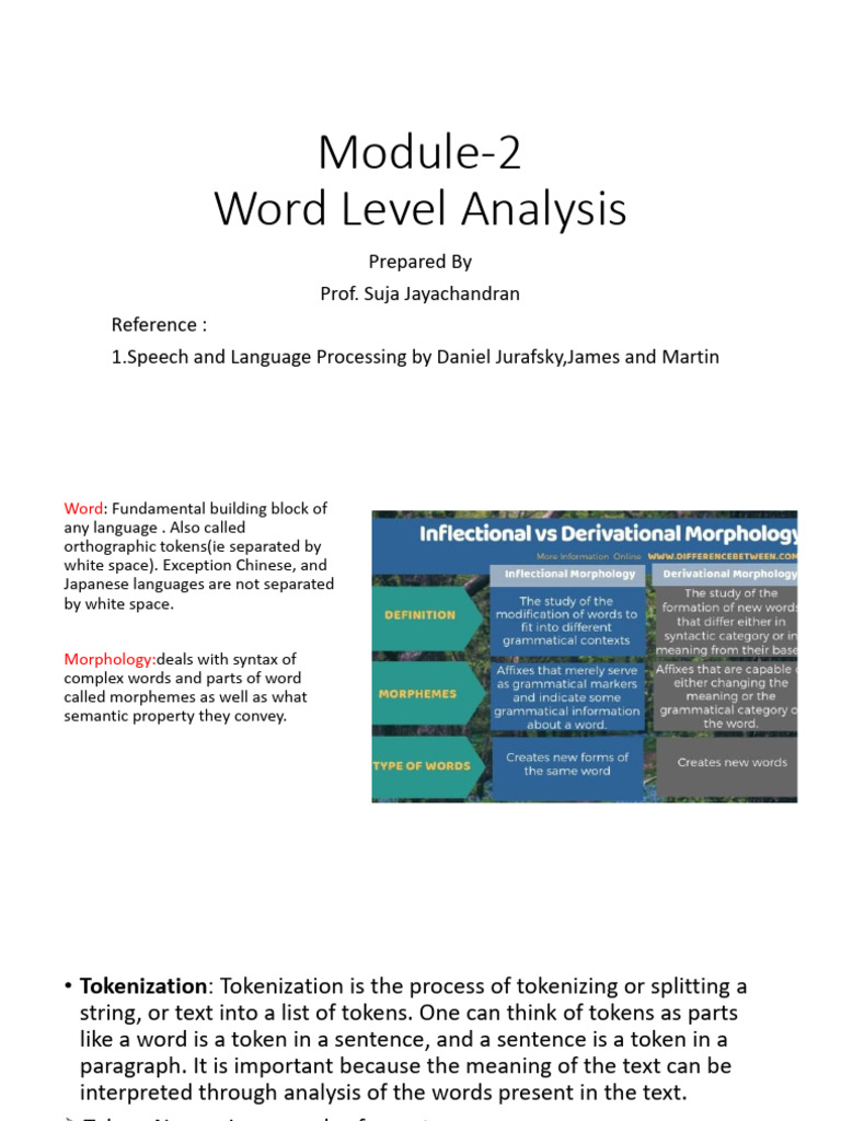 NLP module-2-1 | PDF