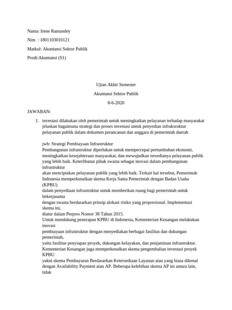 Uas Akuntansi Publik | PDF