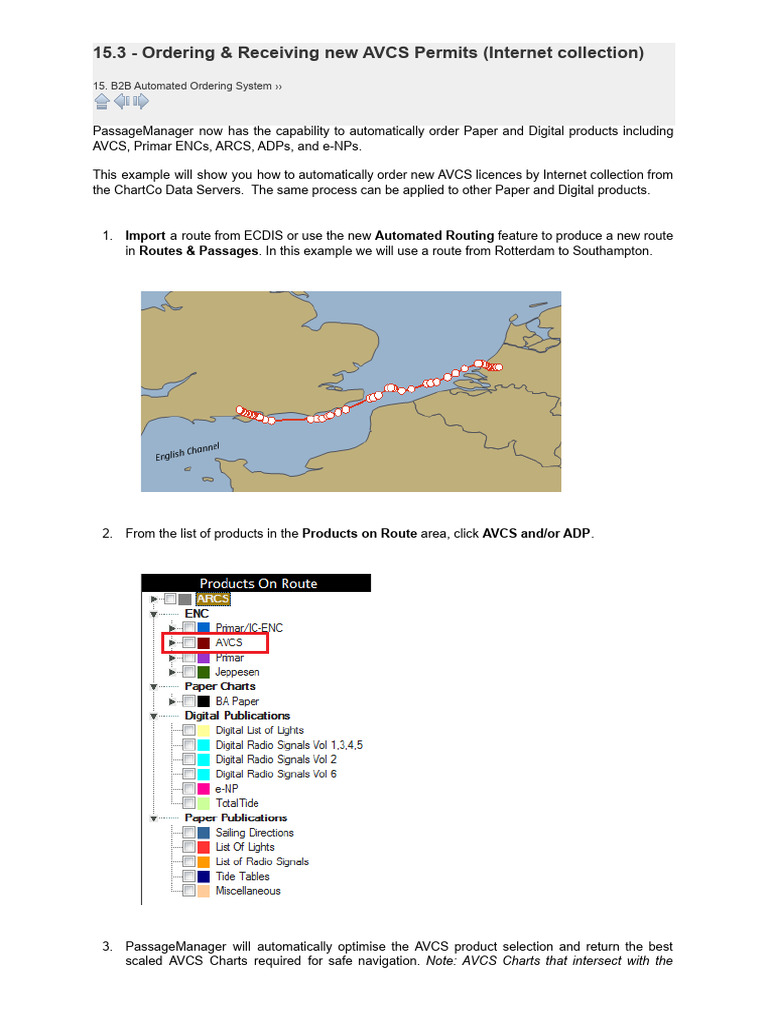 Ordering and Receiving New AVCS AND ADP Permits Via B2B | PDF ...