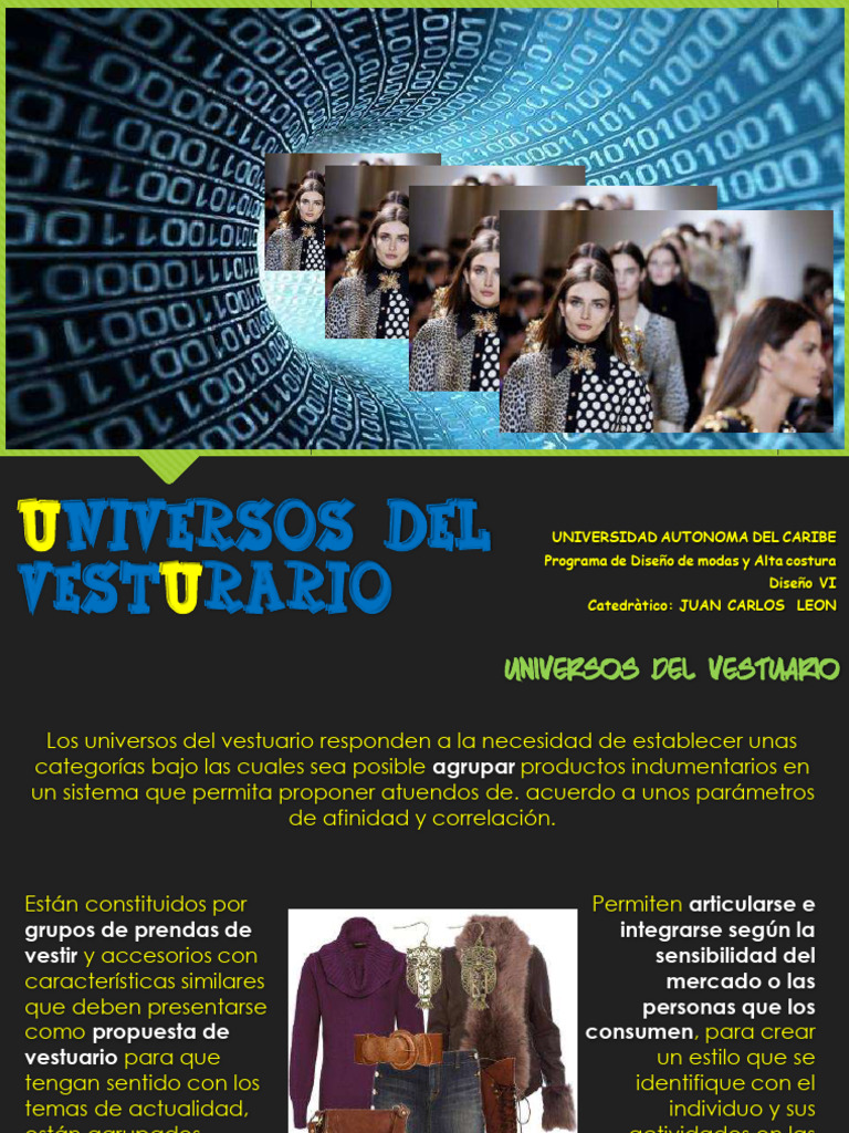 6 Universos Del Vestuario ORG1 | PDF