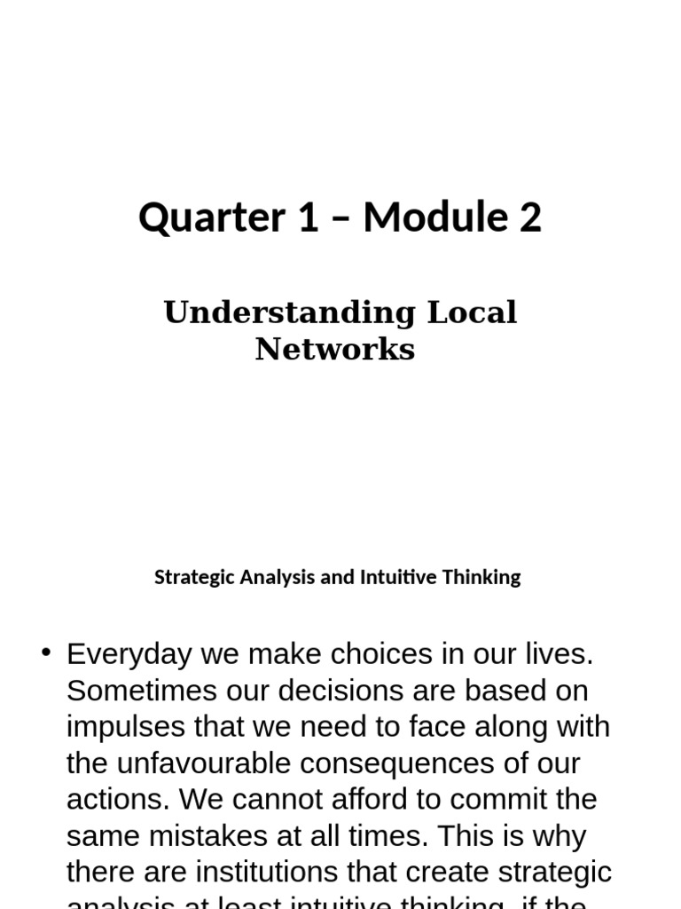 Quarter 1 Module 2 | PDF