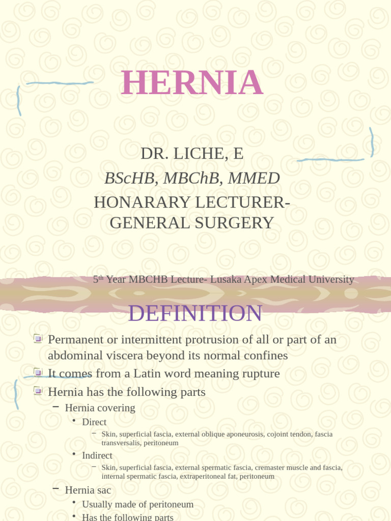 HERNIAS | PDF