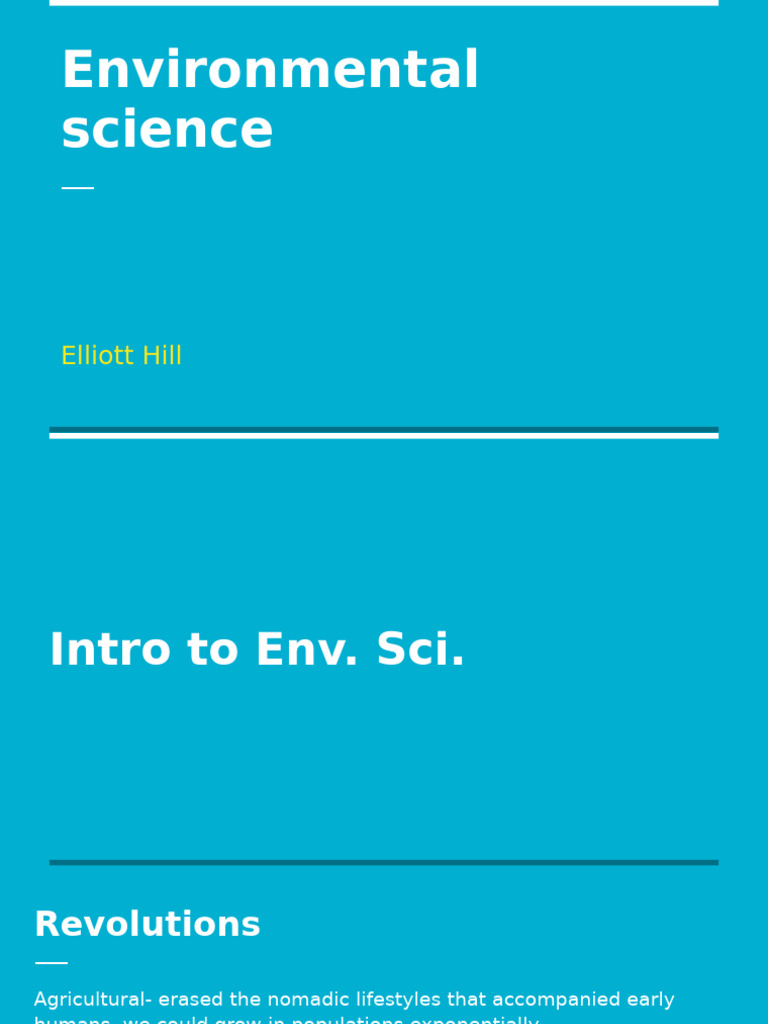 Environmental Science | PDF