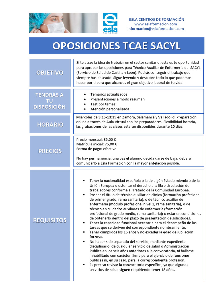 Tcae Sacyl | PDF