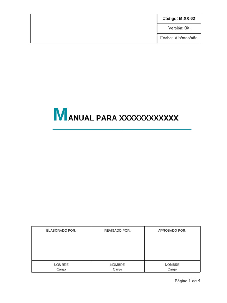 Guia para La Elaboracion Del Manual | PDF Guia para La Elaboracion Del Manual | PDF