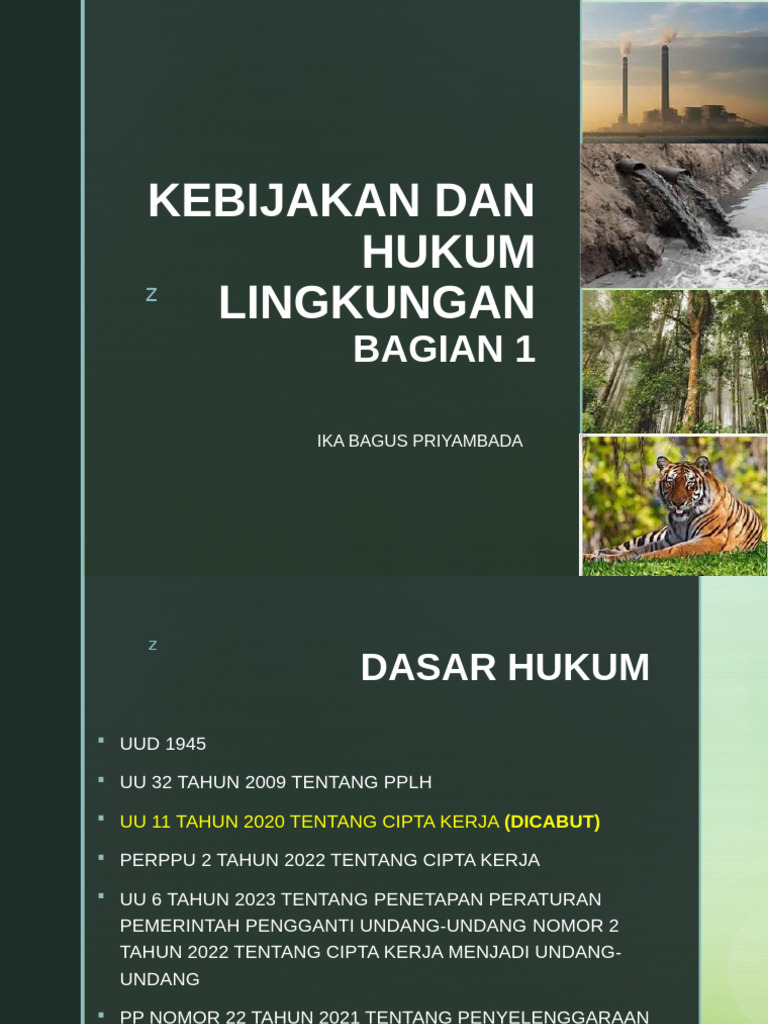 Kuliah Kebijakan Dan Hukling-01 | PDF