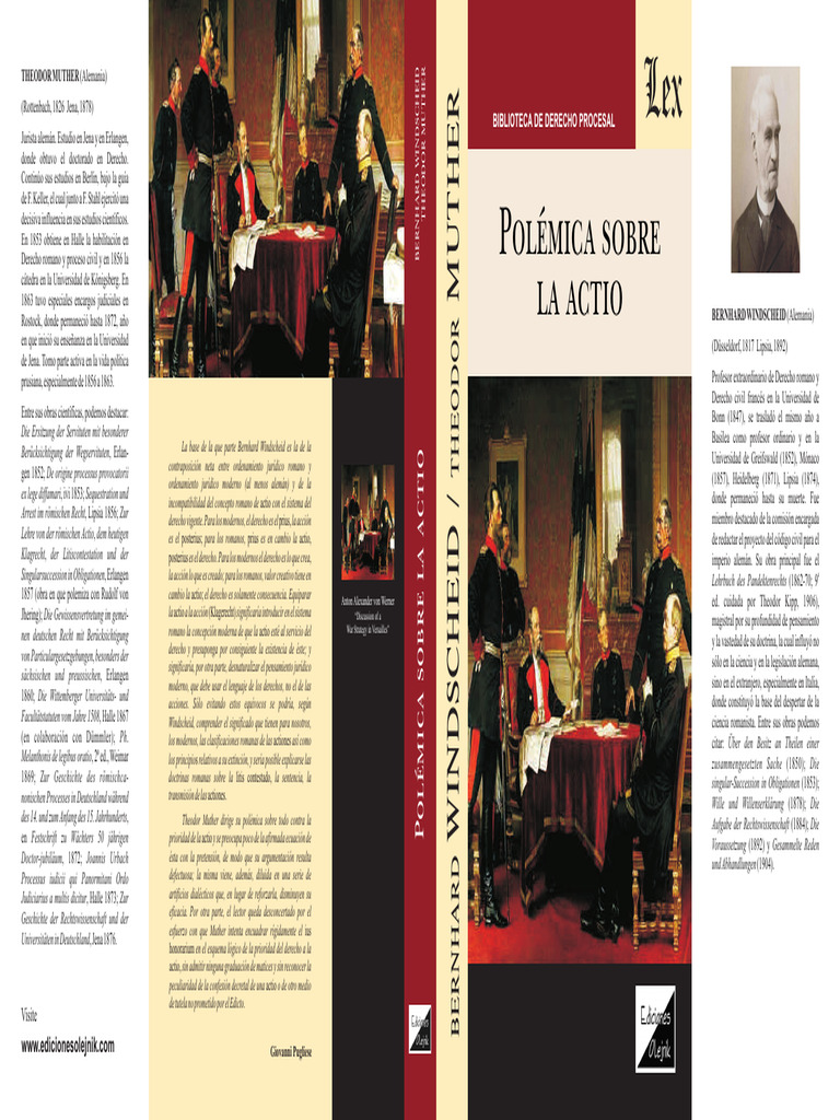 Libro Completo Windscheid Actio | PDF