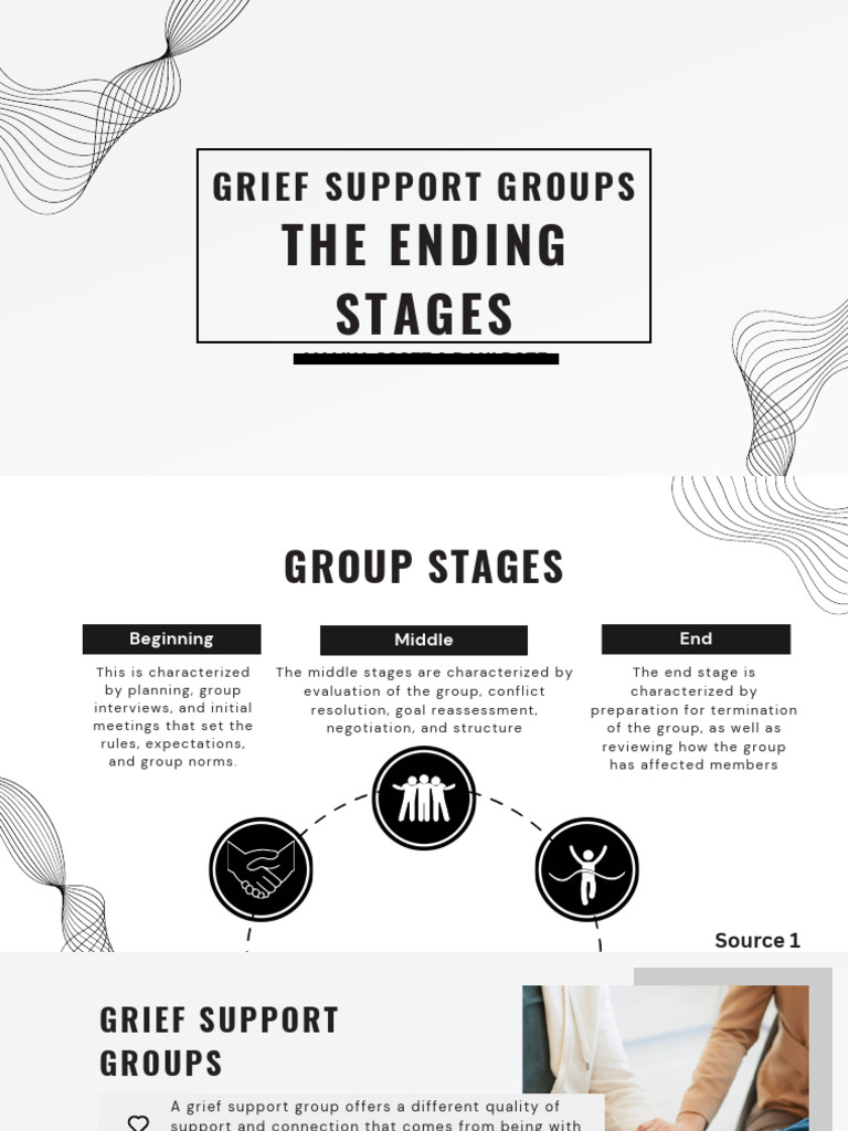 Grief Support Groups Presentation - Ending Stages of Program | PDF