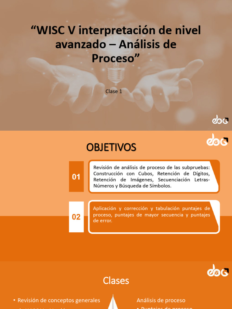 Curso Wisc V Analisis Proceso Clase 1 1 | PDF