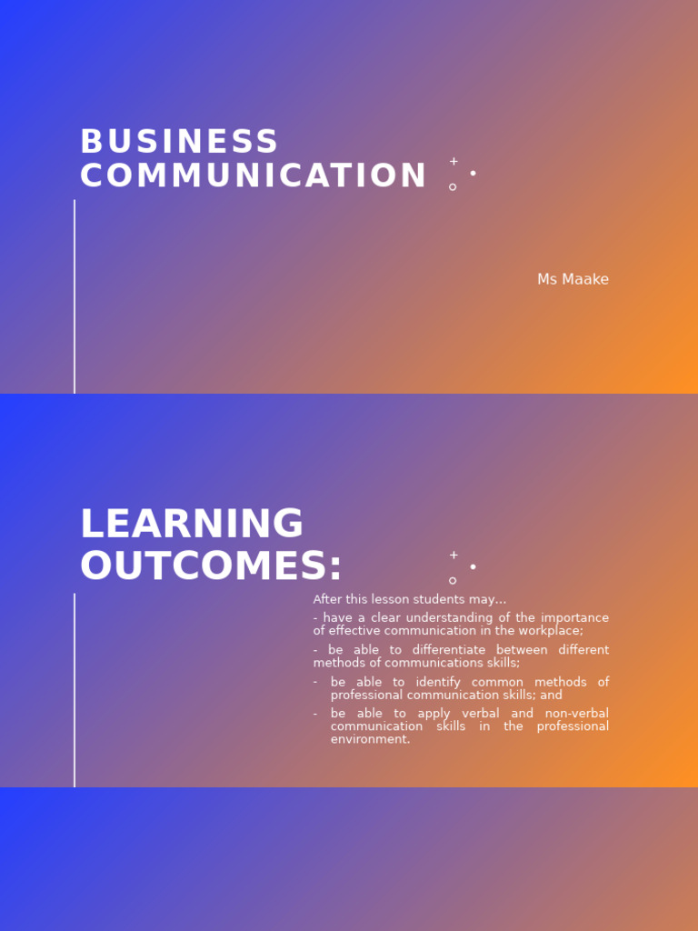 Business Communication | PDF