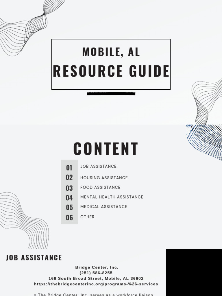 Mobile, AL Resource Guide For Social Workers | PDF