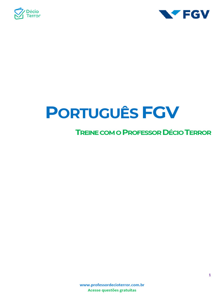 E Book Portugues FGV | PDF