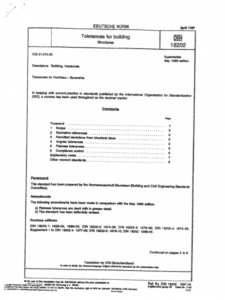 BS 18202 | PDF
