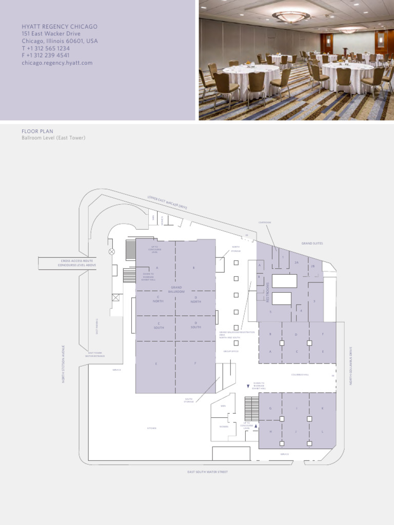 Hyatt Regency Chicago Floor Plans English 092118 4 | PDF