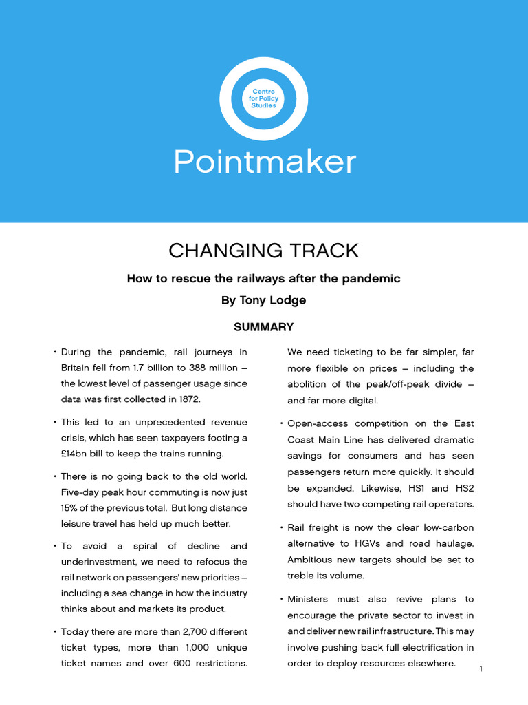 Changing Track CPS Pointmaker | PDF