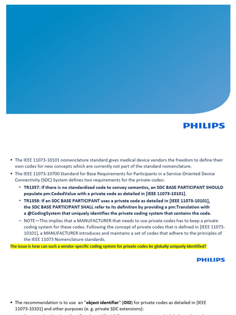 Private MDC Codes and Code System Id 20230713 | PDF