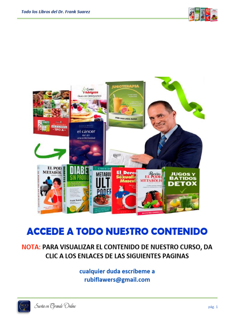 Todo Los Libros Del DR Frank Suarez | PDF