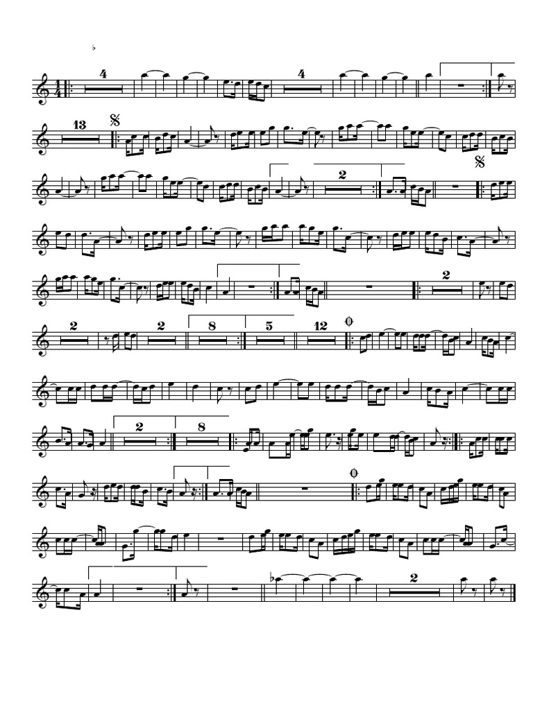 MIX SANTHIA X - Trumpet in BB 1 | PDF