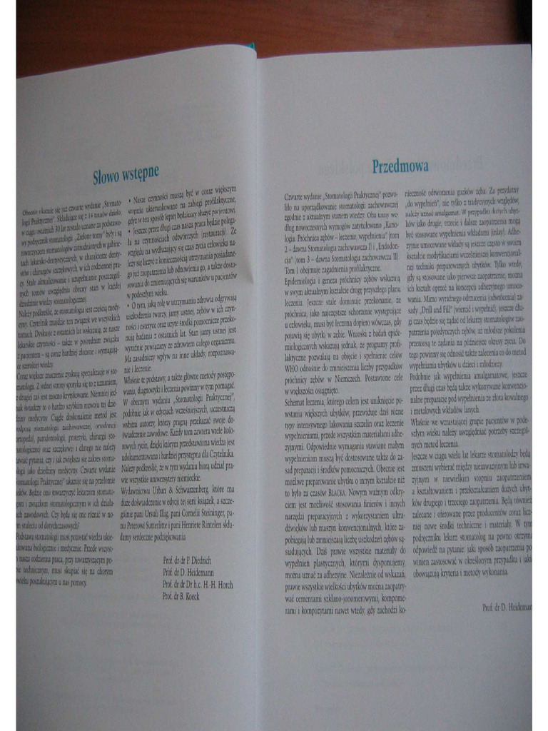 Kariologia. Próchnica Zębów. Leczenie, Wypełnienia D. Heidemann - 2001 ...