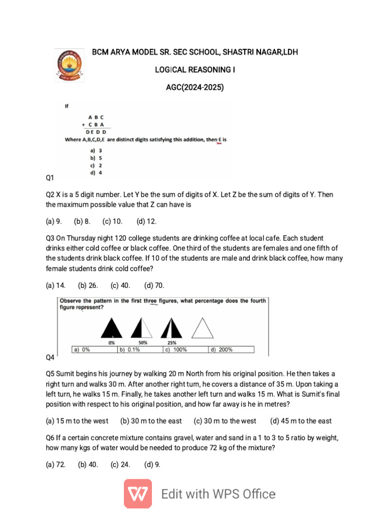 Logical Reasoning 1 Pdf