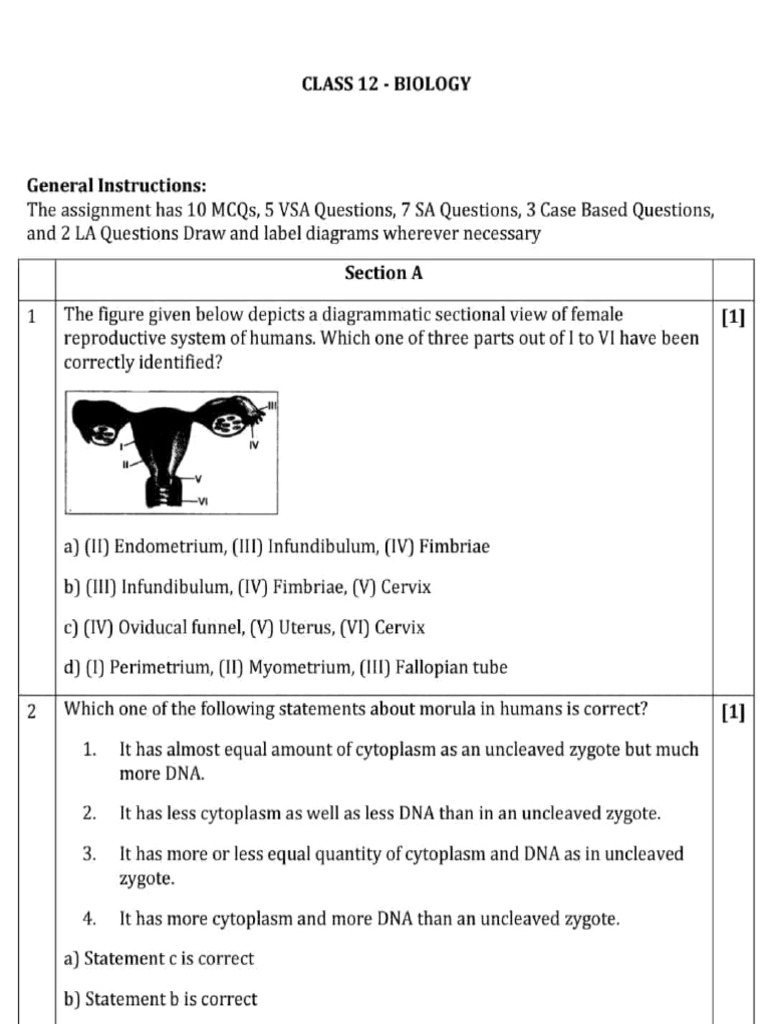 Class XII Biology | PDF