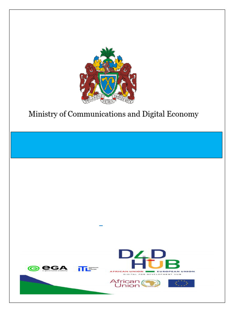 Final The Gambia Digital Economy Master Plan 2023 20233 | PDF