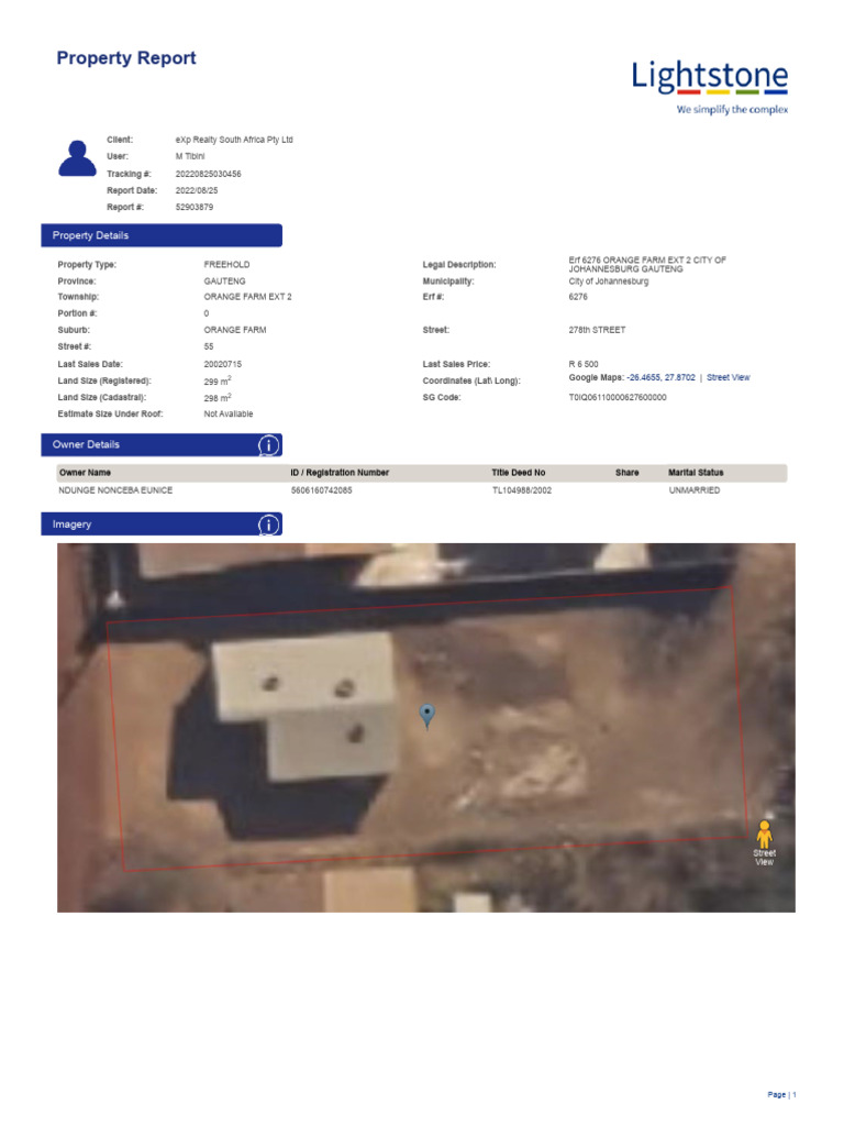 Property Report | PDF