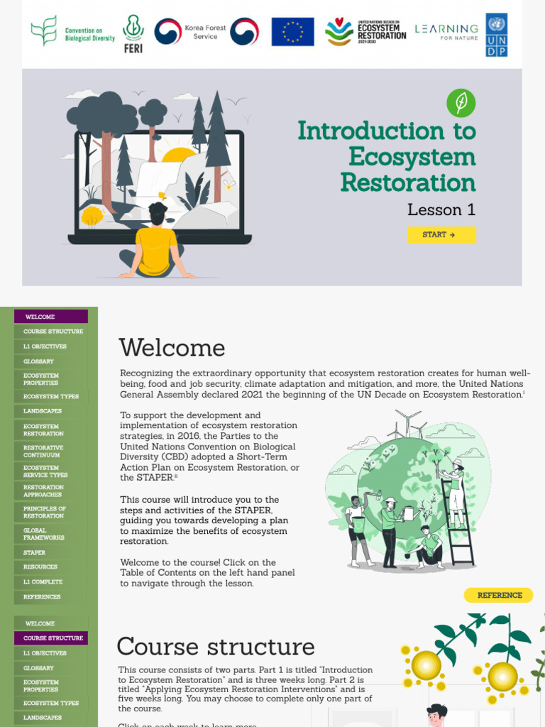 ENGLISH Ecosystem Restoration Week 1 Lesson 1 | PDF ENGLISH Ecosystem Restoration Week 1 Lesson 1 | PDF