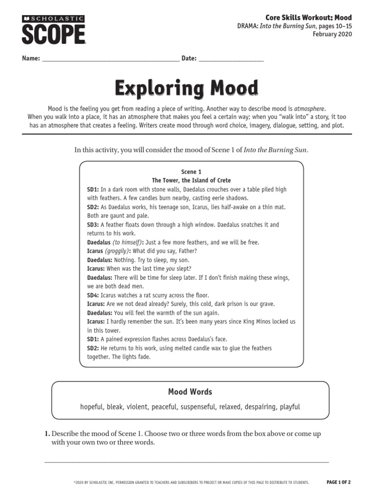 Enrique Cavazos - Exploring Mood | PDF