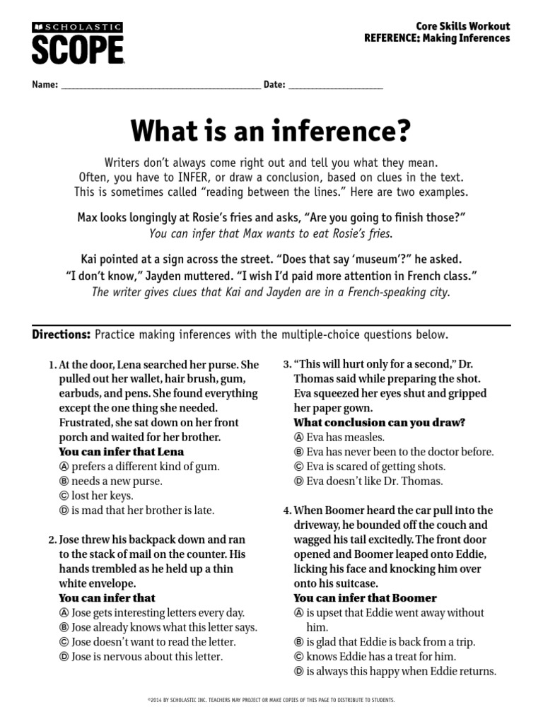 Enrique Cavazos - Inference | PDF
