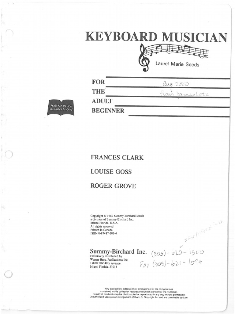 Keyboard Musician Pg. 1-100 | PDF