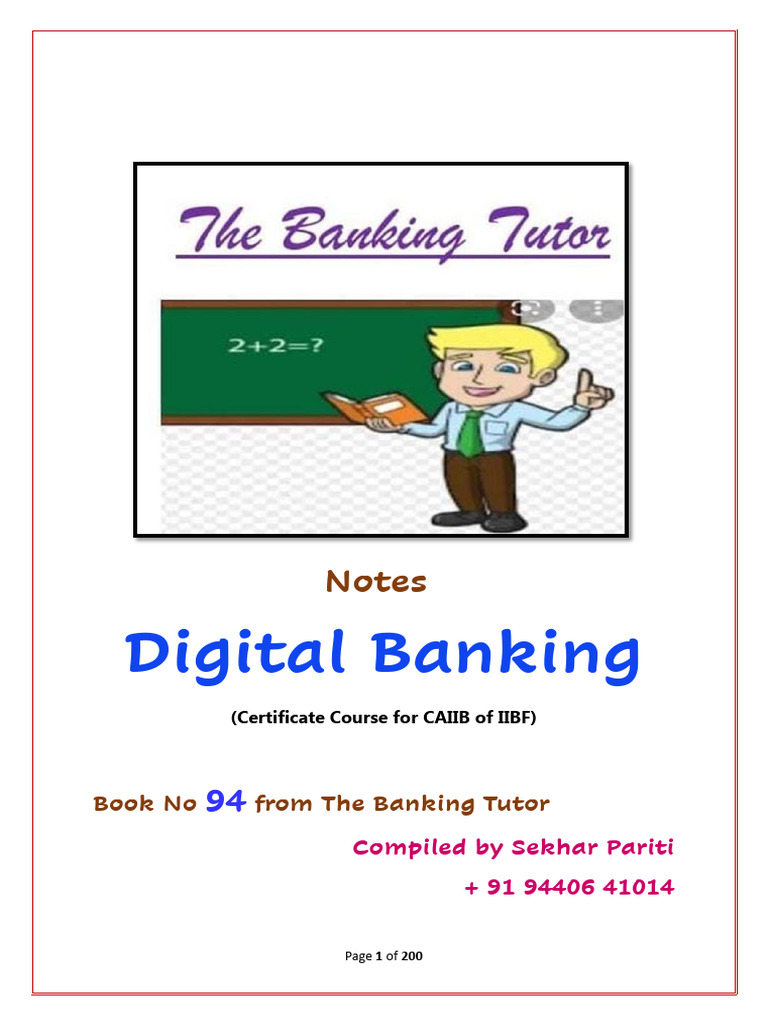 Book 94 - Digital Banking Notes | PDF