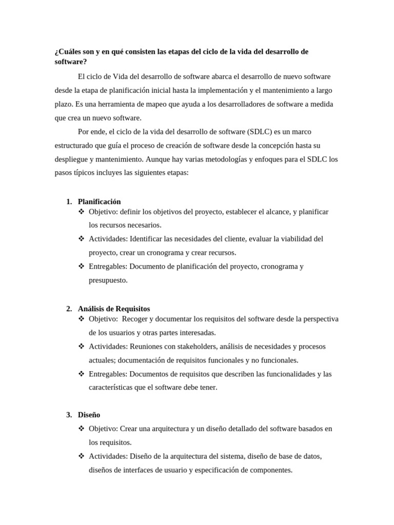 Cuáles Son y en Qué Consisten Las Etapas Del Ciclo de La Vida Del ... Cuáles Son y en Qué Consisten Las Etapas Del Ciclo de La Vida Del ...