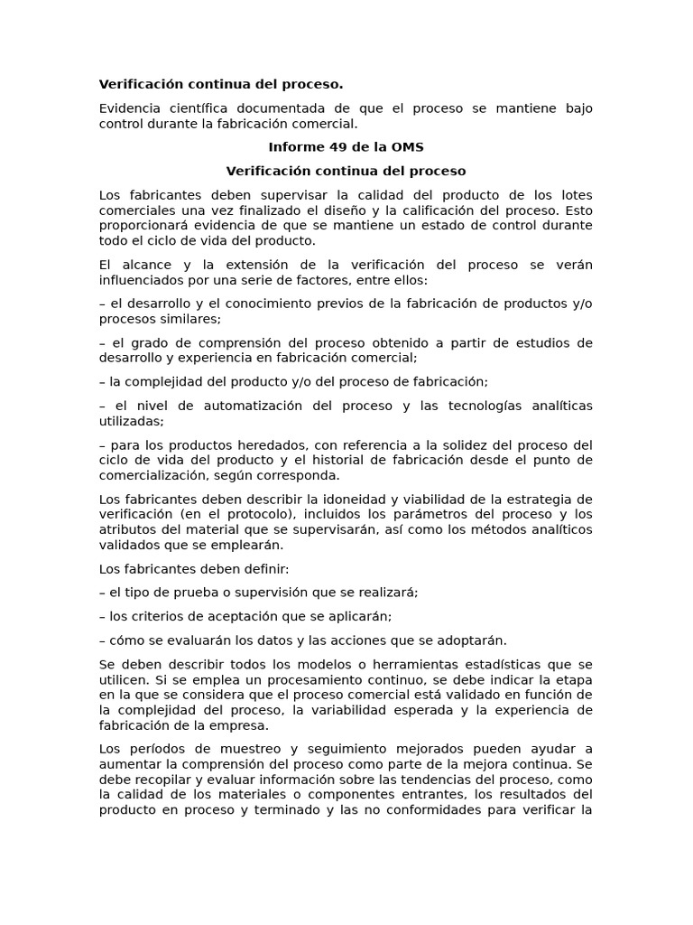 Informe 49 de La OMS | PDF