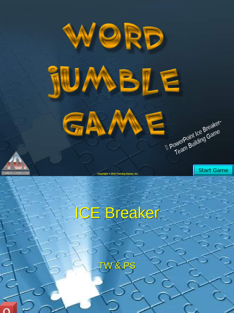 Word Jumble Game | PDF
