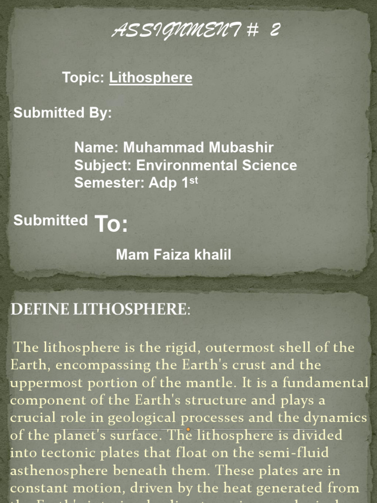 lithosphere | PDF