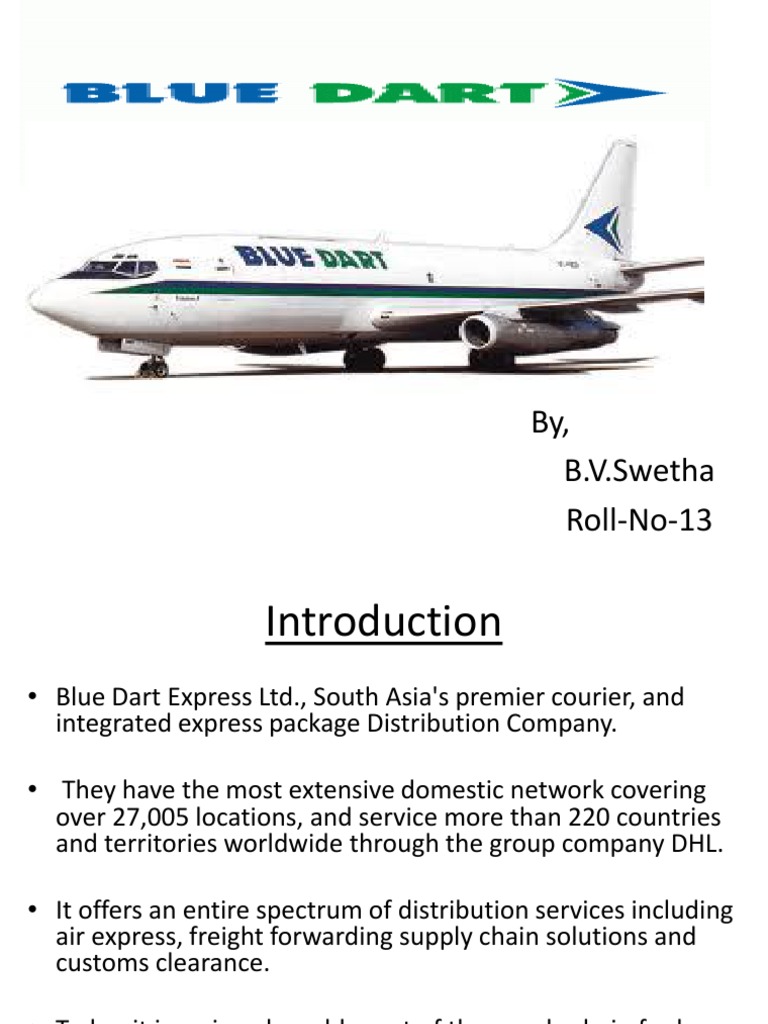 Blue Dart | PDF | Courier | Airlines