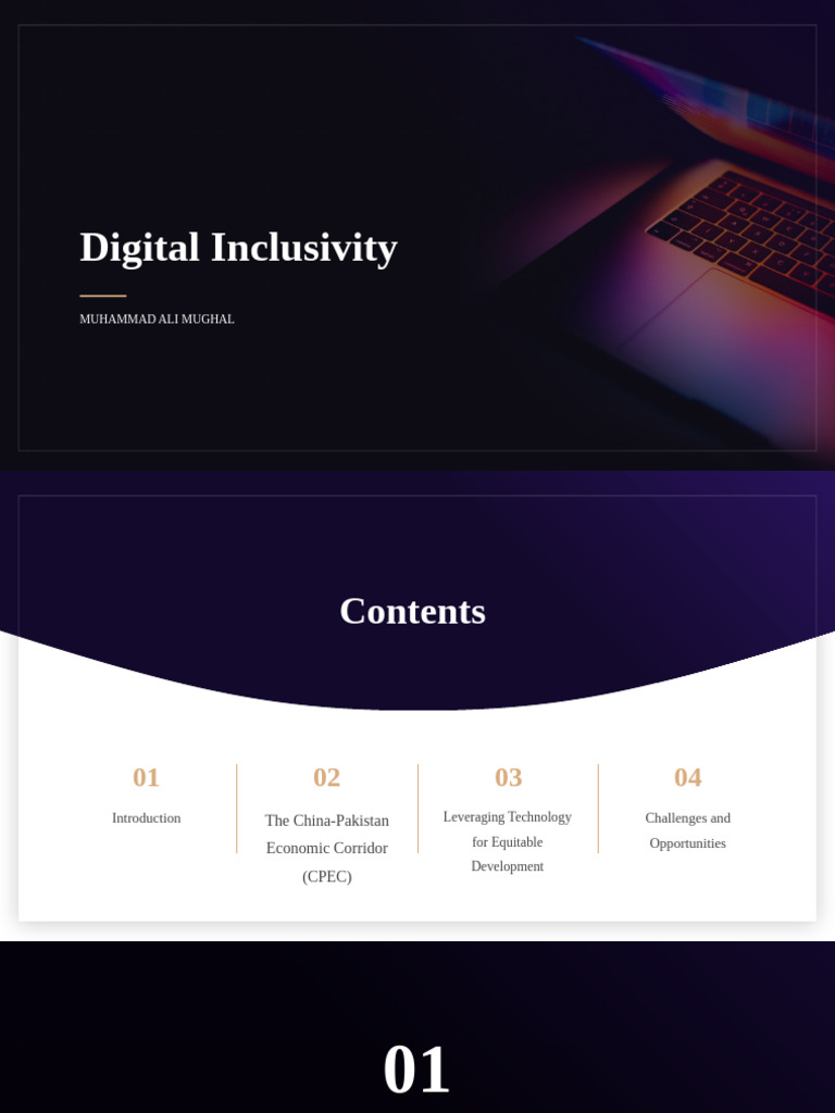 Digital Inclusivity - PPTX Ali | PDF | Infrastructure | Artificial Intelligence
