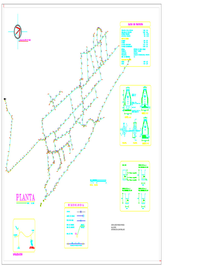 DRENAJE SANITARIO PROYECTO-Layout1 | PDF