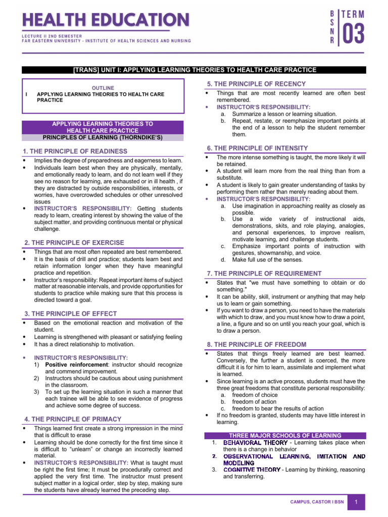 Health-Educ Lec6 | PDF