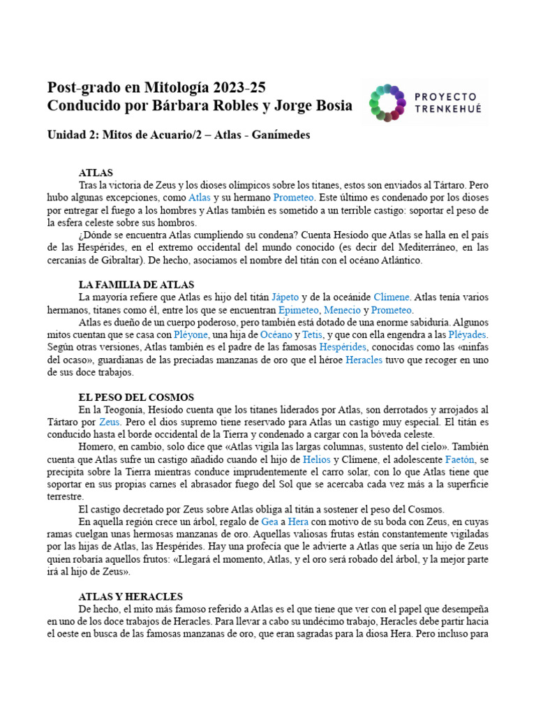 Atlas - Ganýmedes - Textos de Trabajo | PDF