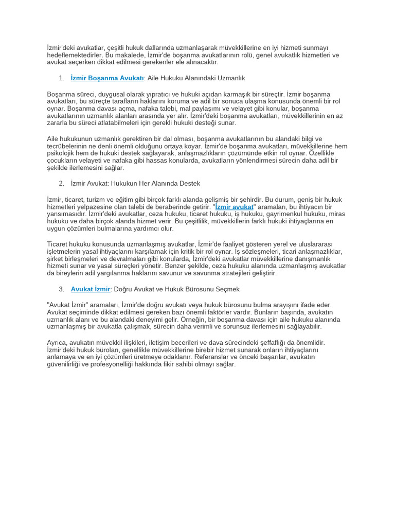 Avukat İzmir | PDF