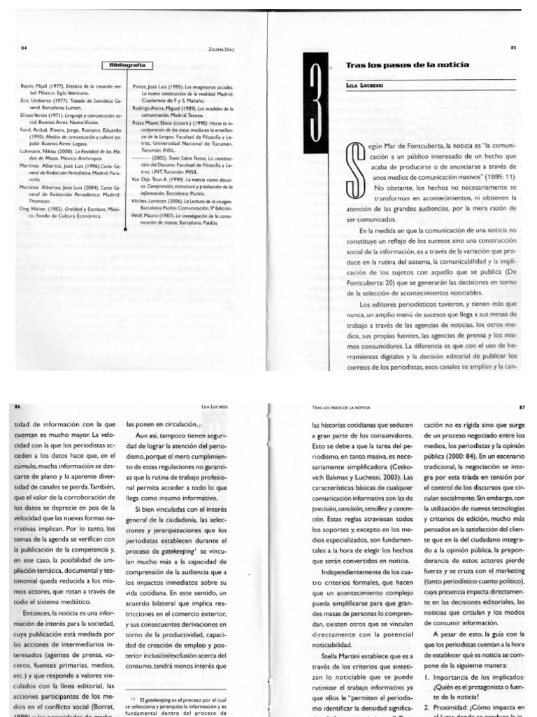 Clase 3 Tras Los Pasos de La Noticia, Aproximaciones Al Periodismo | PDF