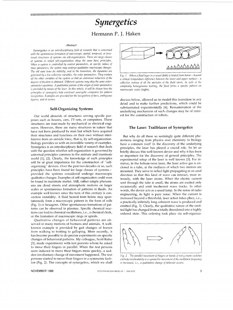Synergetics | PDF