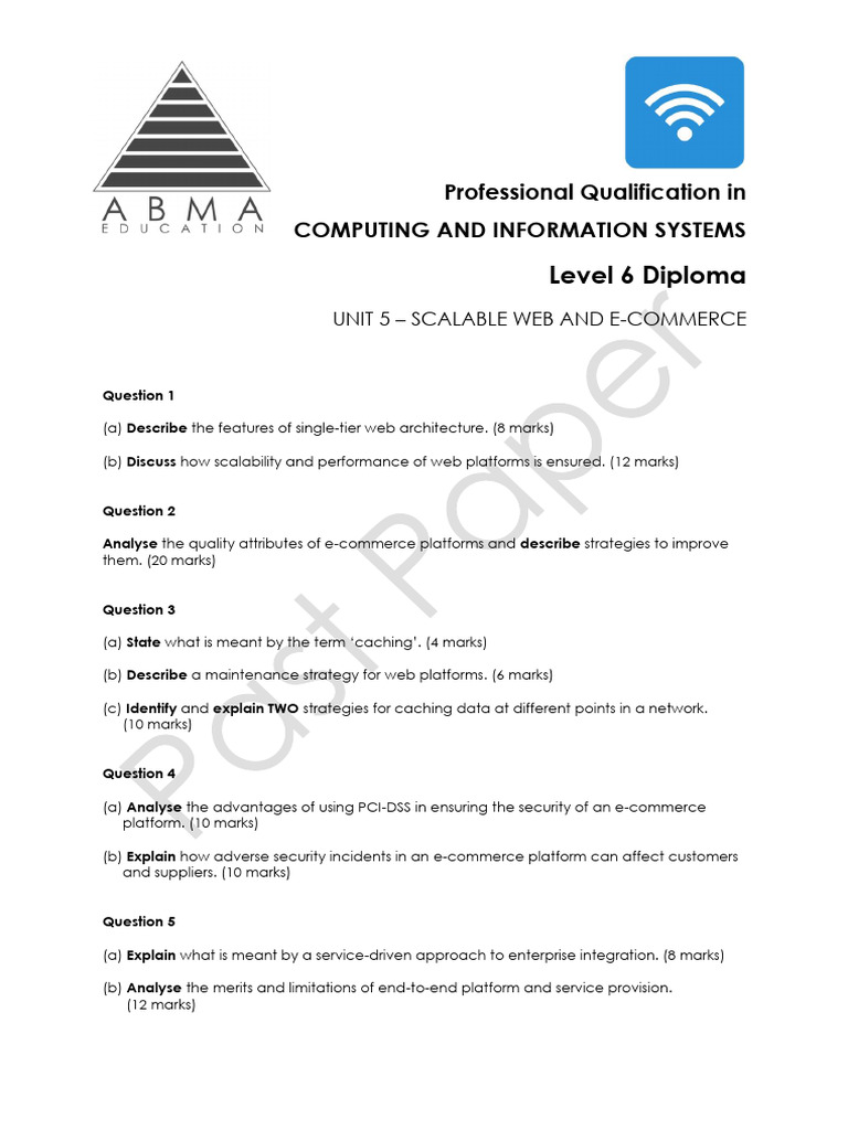 COIS-Level-6-Unit-5 | PDF