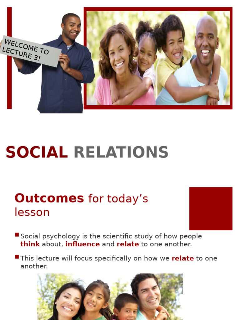 Lecture 3-SOCIAL RELATIONS | PDF | Family | Sibling